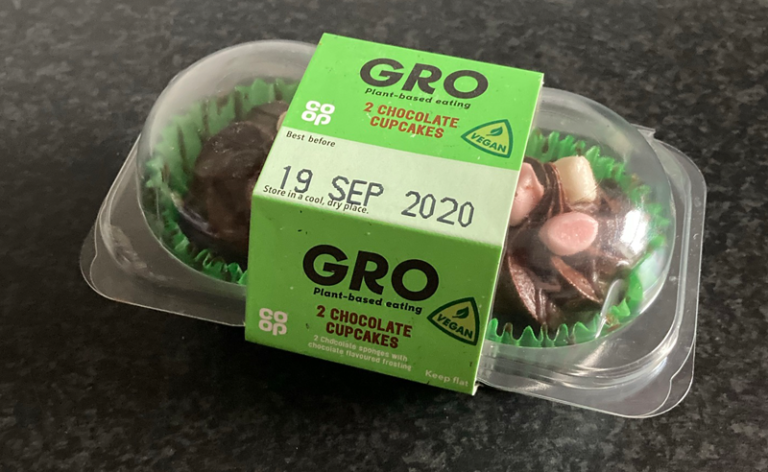 Co-op Food Gro cupcakes - Meat the vegan